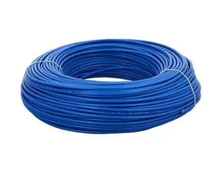14208 Finolex 10 Sqmm Single Core FR PVC Flexible Copper Cable Blue ...