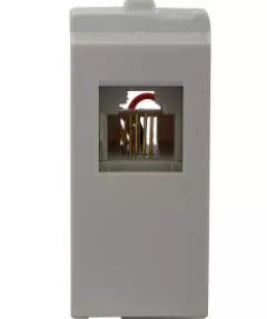 Schneider Rj11 Telephone Outlet With No Shutter AAKY4010 Electrical ...
