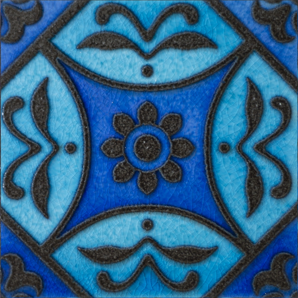 Moroccan Wall Tile TL 05870 Pattern 1 Aqua Medley 148 mm x 148 mm ...