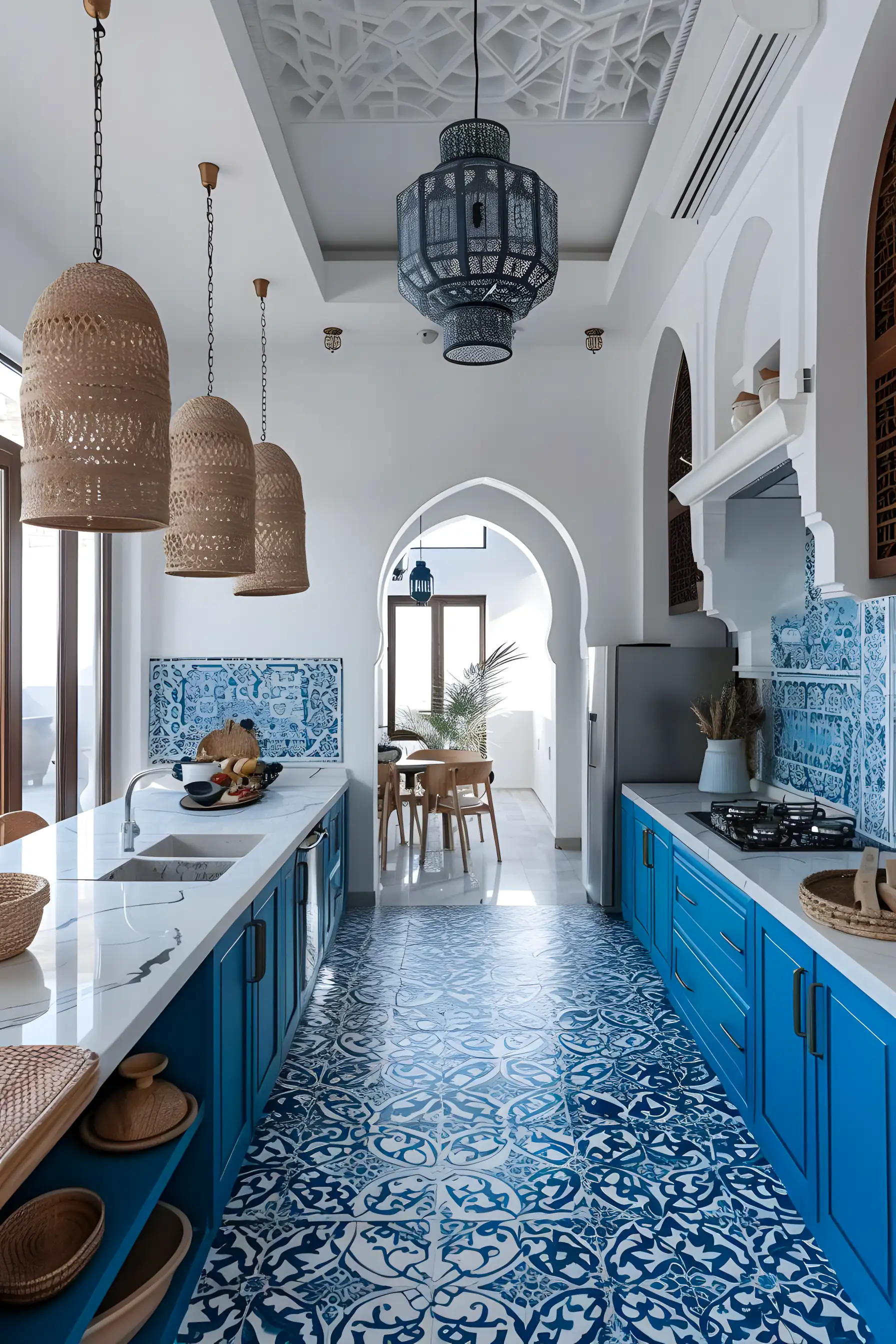 Moroccan Style Kitchen Moroccan Tile TL 04670 C Florencia Cold Deco